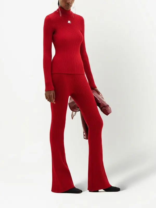 COURREGES Reedition Flared Trousers - Red