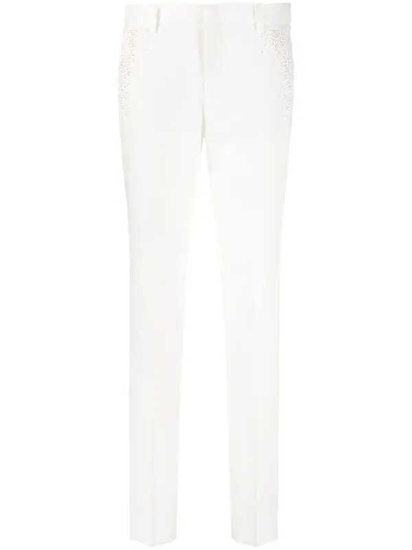 Zadig&Voltaire Prune Rhinestones-studded Trousers - White
