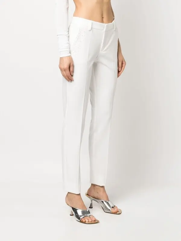 Zadig&Voltaire Prune Rhinestones-studded Trousers - White