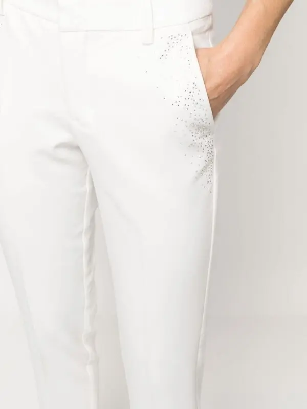 Zadig&Voltaire Prune Rhinestones-studded Trousers - White