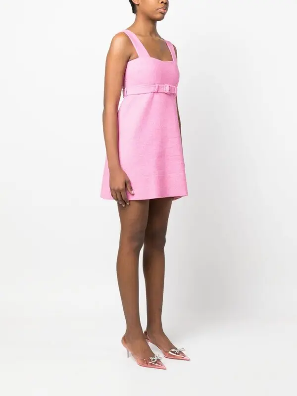 PATOU Corsage Belted Mini Dress