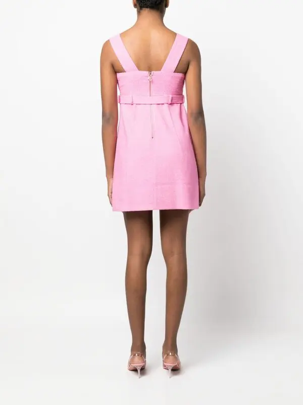 PATOU Corsage Belted Mini Dress