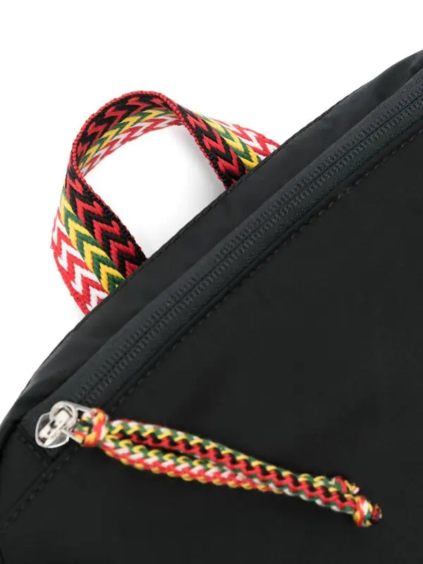 LANVIN Chevron Woven Pattern Belt Bag