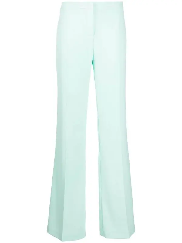 Pinko High-rise Straight-leg Trousers - Blue
