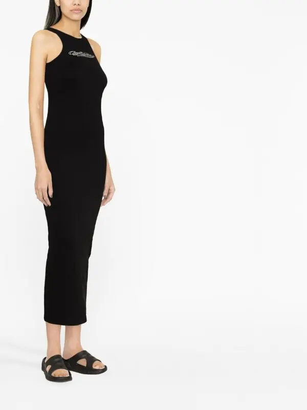 Off-White Bling Baseball Rowing Midi Dress