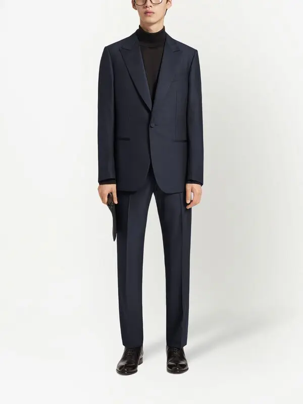 Zegna Single-breasted Peak-lapel Suit