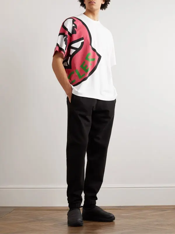 Moncler Logo-print Cotton-jersey T-shirt