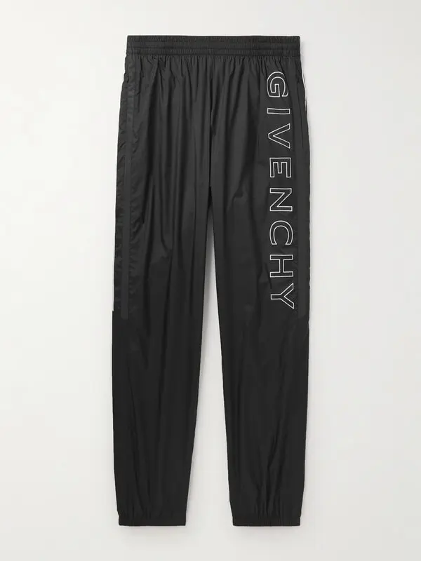 Givenchy Tapered Logo-print Shell Track Pants