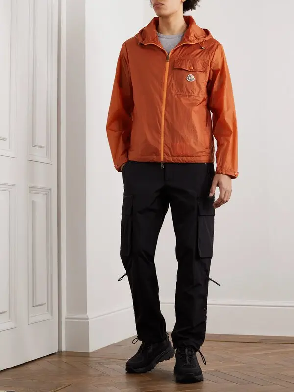 Moncler Samakar Logo-appliquéd Hooded Jacket