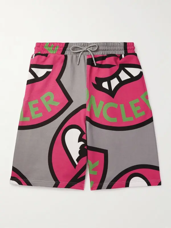 Moncler Straight-leg Cotton-jersey Shorts