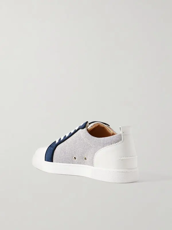 CHRISTIAN LOUBOUTIN Rantulow Lace Up Sneakers - Gray