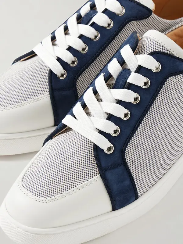 CHRISTIAN LOUBOUTIN Rantulow Lace Up Sneakers - Gray