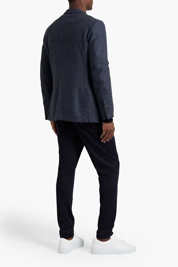 Zegna Checked Cashmerefelt Blazer
