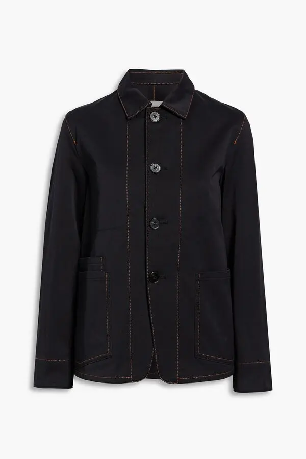 JIL SANDER Topstitched Denim Jacket