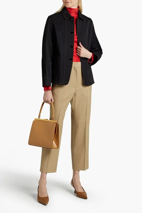 JIL SANDER Topstitched Denim Jacket