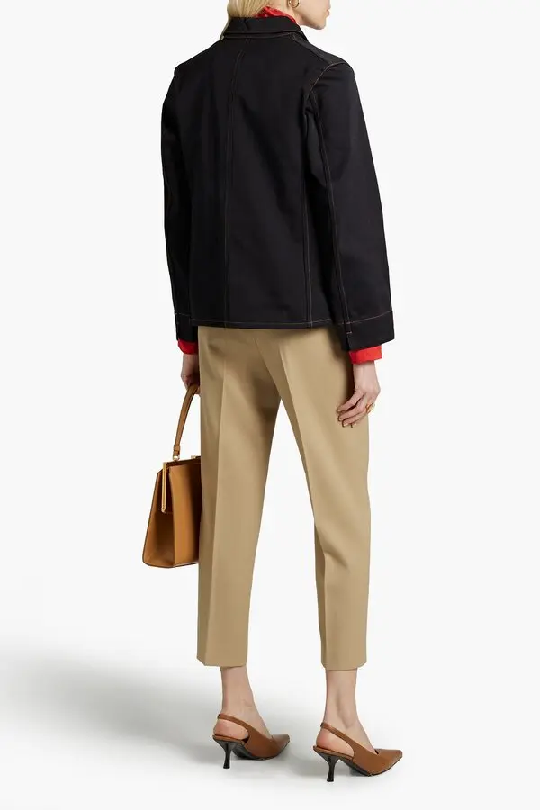 JIL SANDER Topstitched Denim Jacket