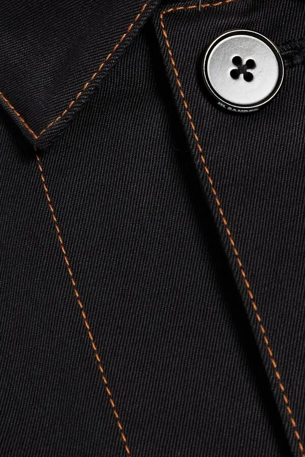 JIL SANDER Topstitched Denim Jacket
