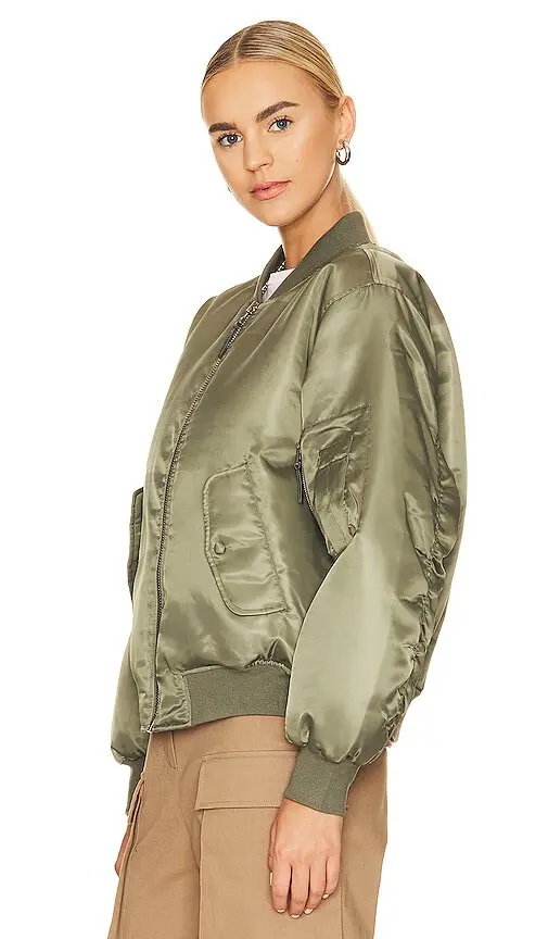 ANINE BING Leon Bomber - Army Green