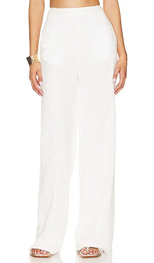 Tularosa Dakota Wide Leg Pants - White