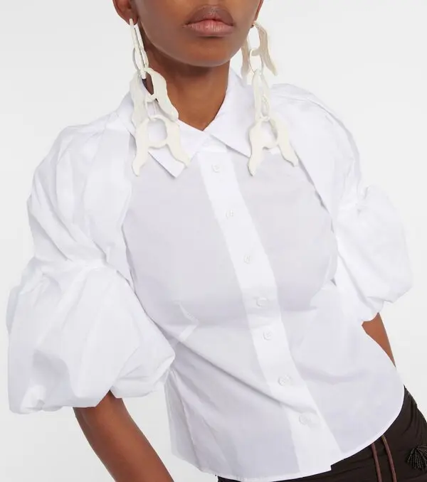 Jacquemus La Chemise Maraca Cotton Poplin Shirt