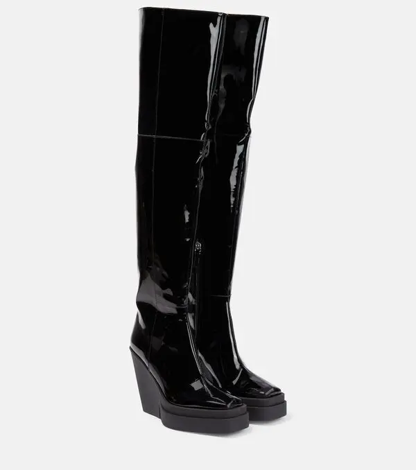 GIA BORGHINI Gia 31 Over-the-knee Boots - Black