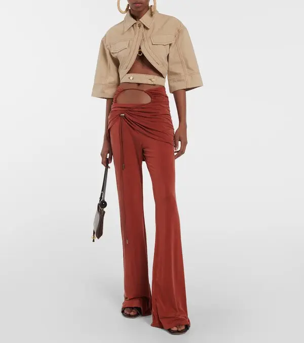 Jacquemus Le Pantalon Espelho Flared Pants