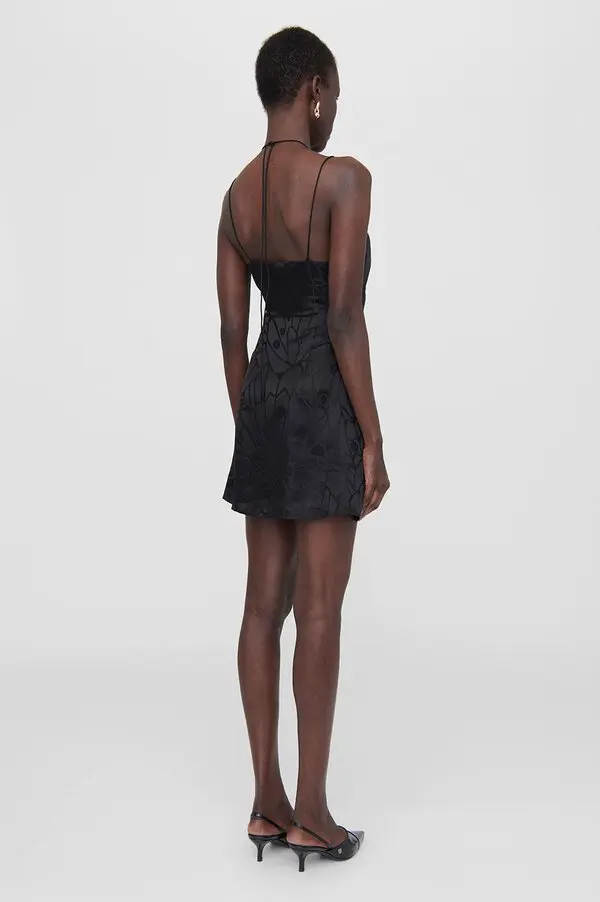 Anine Bing Papillon Dress In Black - 63% Off | Editorialist