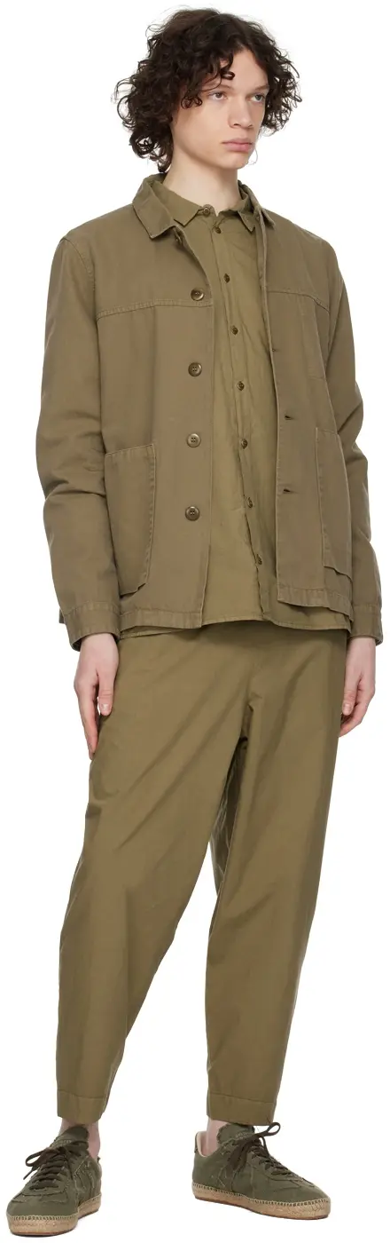 Toogood The Acrobat' Trousers In Khaki - 70% Off | Editorialist