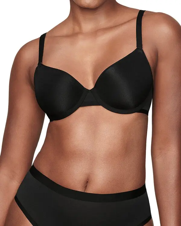 CUUP The Demi Spacer & Mesh Bra - Black