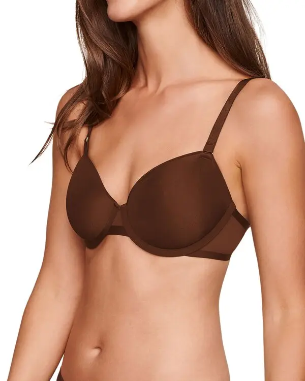 CUUP The Demi Spacer & Mesh Bra - Espresso