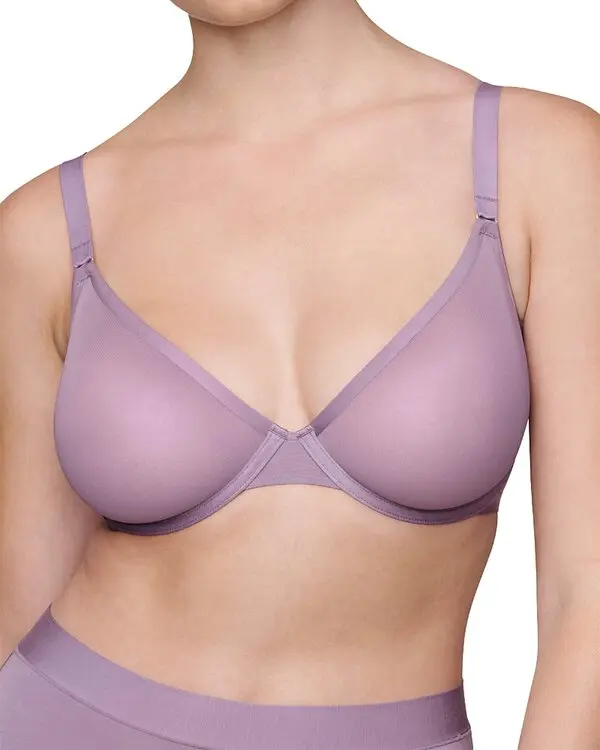 CUUP The Plunge Mesh Bra - Amethyst