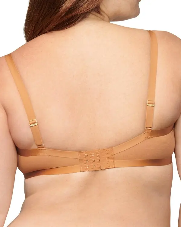 CUUP The Balconette Mesh Bra - Caramel