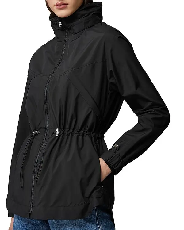 Soia & Kyo Raven Hooded Rain Jacket - Black