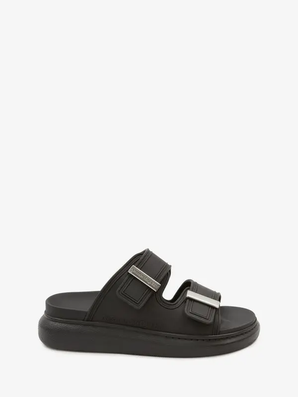 Alexander McQueen Hybrid Slide - Black/silver