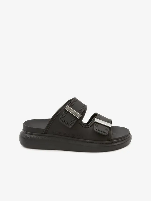Alexander McQueen Hybrid Slide - Black/silver