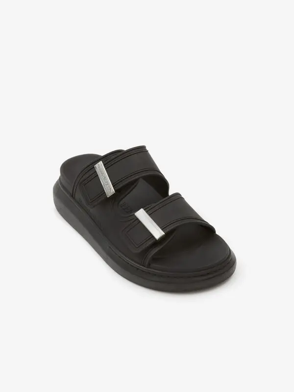 Alexander McQueen Hybrid Slide - Black/silver