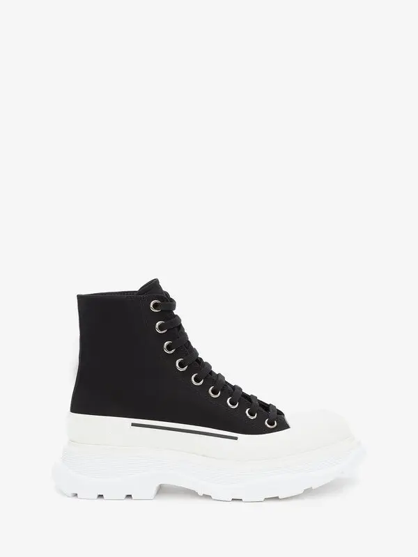 Alexander McQueen Tread Slick Boots - Black/white