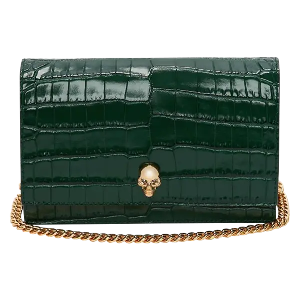 Alexander McQueen Small Skull Bag - Emerald