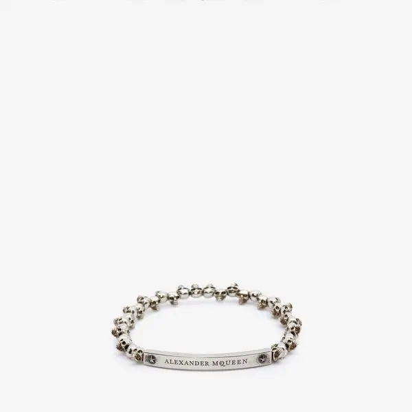 Alexander McQueen Skull Bracelet - Silver