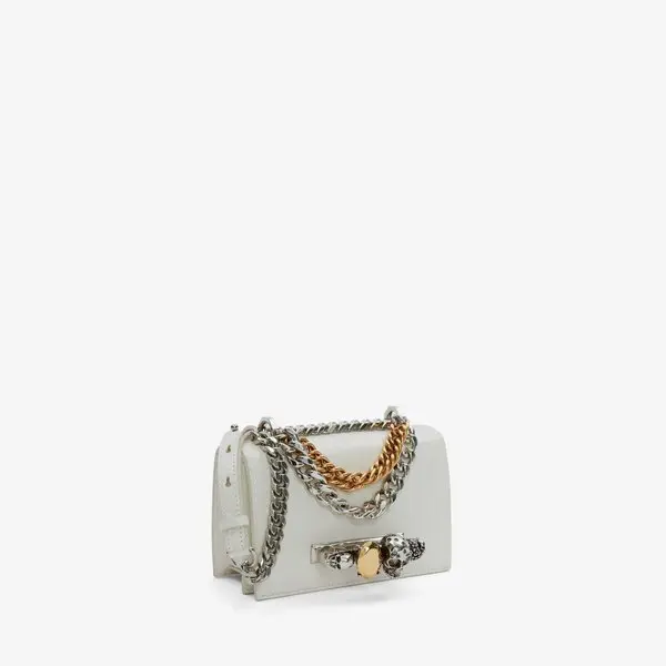 Alexander McQueen Mini Jewelled Satchel With Chain