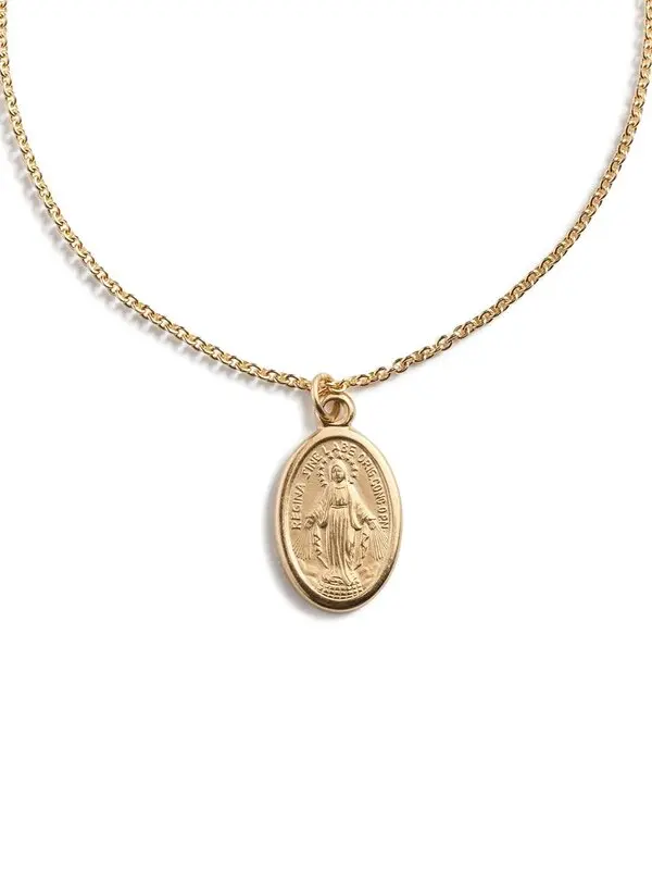 Dolce & Gabbana Circle Pendant Necklace - Gold