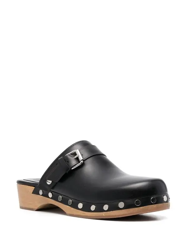 Isabel Marant Étoile Stud-embellished Leather Clogs