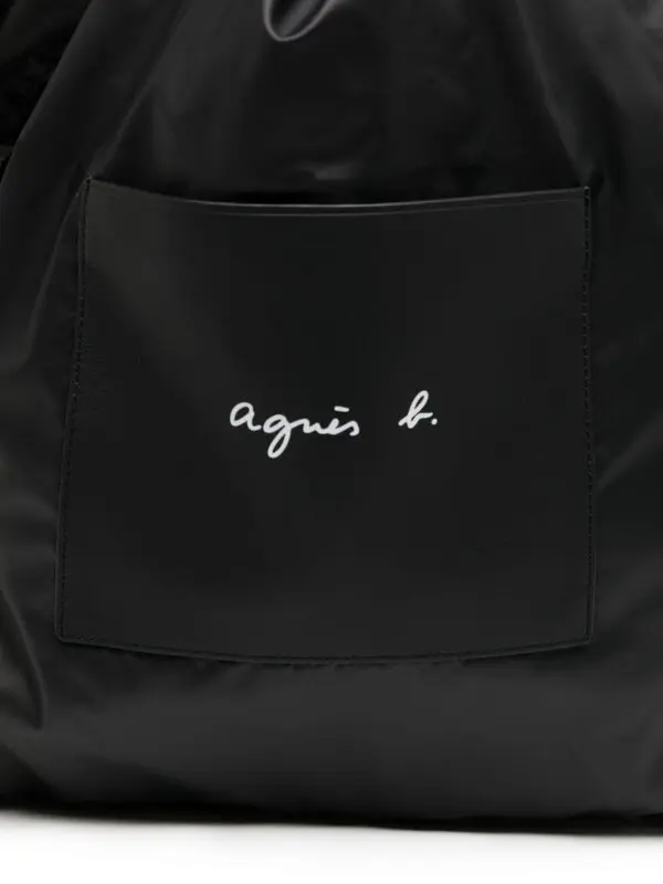 AGNES B. Drawstring Shoulder Bag