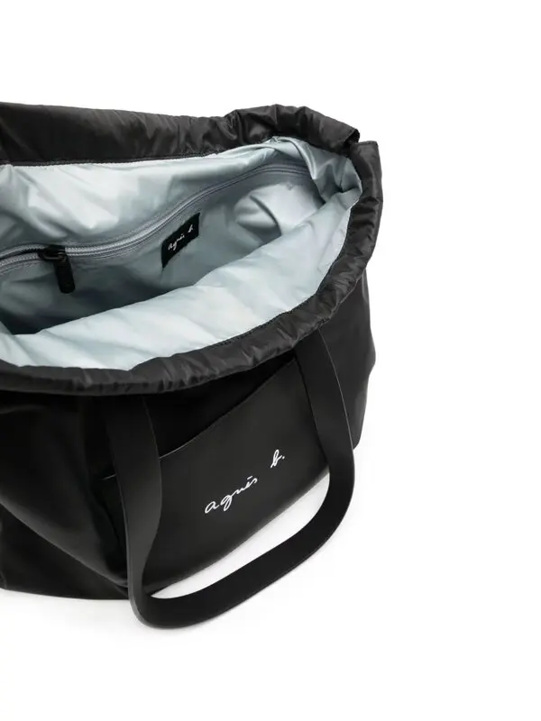 AGNES B. Drawstring Shoulder Bag
