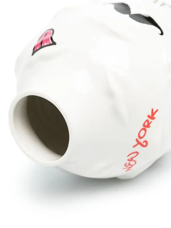 Jonathan Adler Graphic-print Porcelain Vase