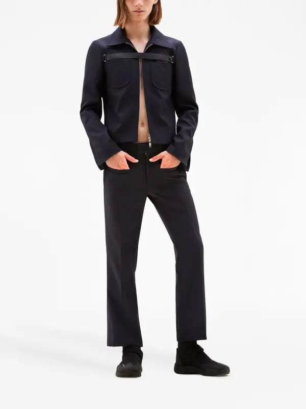 COURREGES Heritage Twill Trousers - Blue