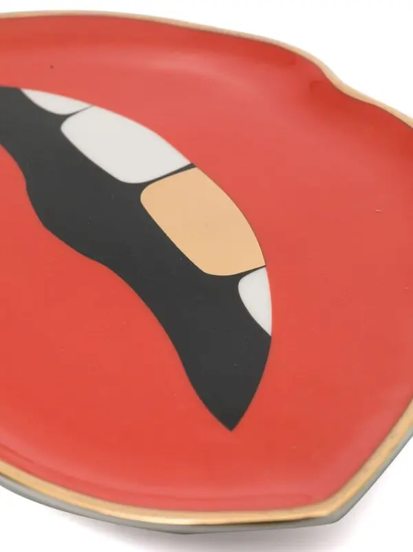 Jonathan Adler Lip-motif Porcelain Tray
