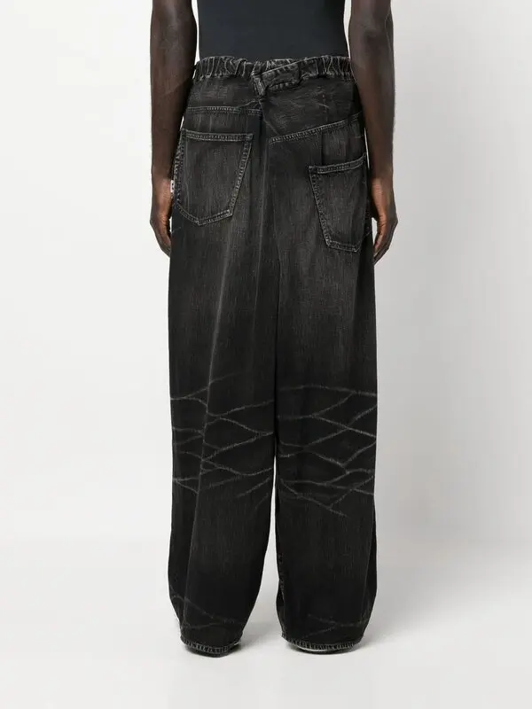 Mihara Yasuhiro Off-centre Wide-leg Jeans