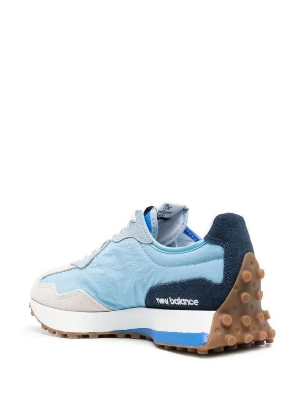 NEW BALANCE 327 Suede Low-top Sneakers - Blue