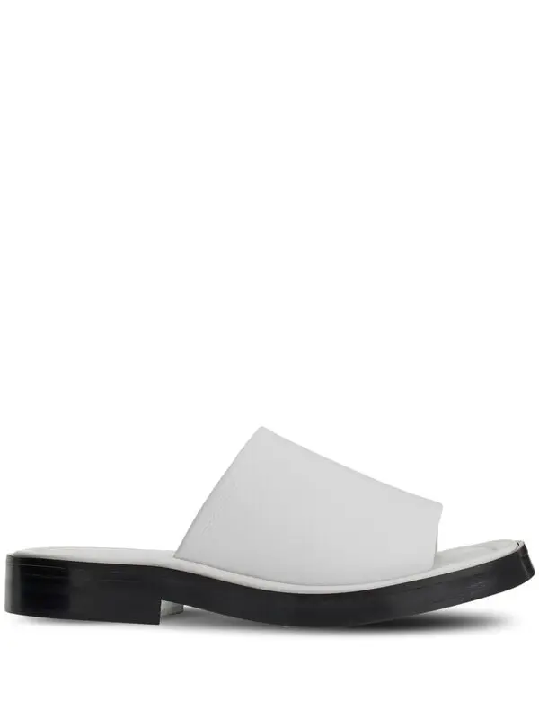 FERRAGAMO Giunone Leather Sandals - White